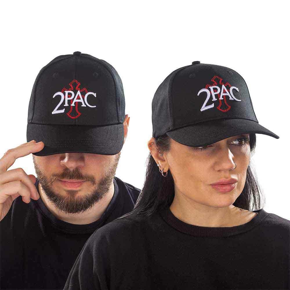 Tupac Unisex Baseball Cap: Cross Logo by Tupac (2PACCAP03B)