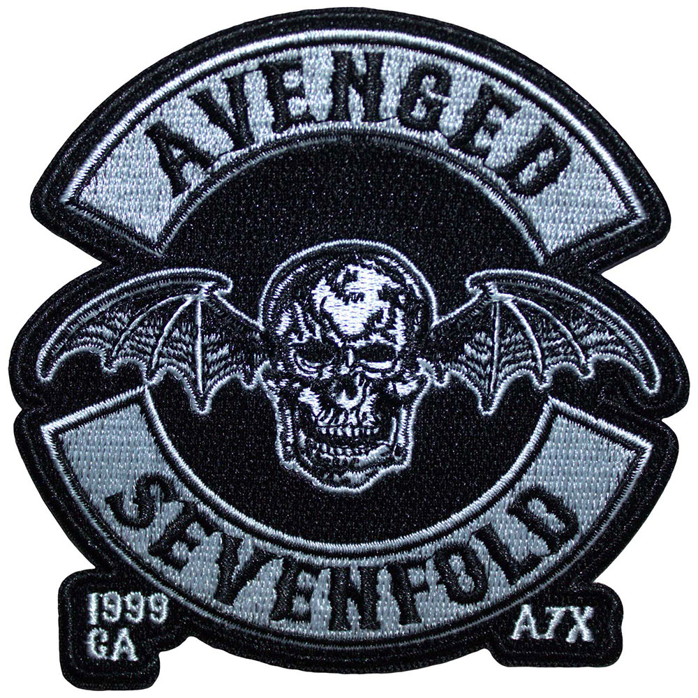 Avenged Sevenfold Standard Patch: Deathbat Crest Cut-Out by Avenged ...