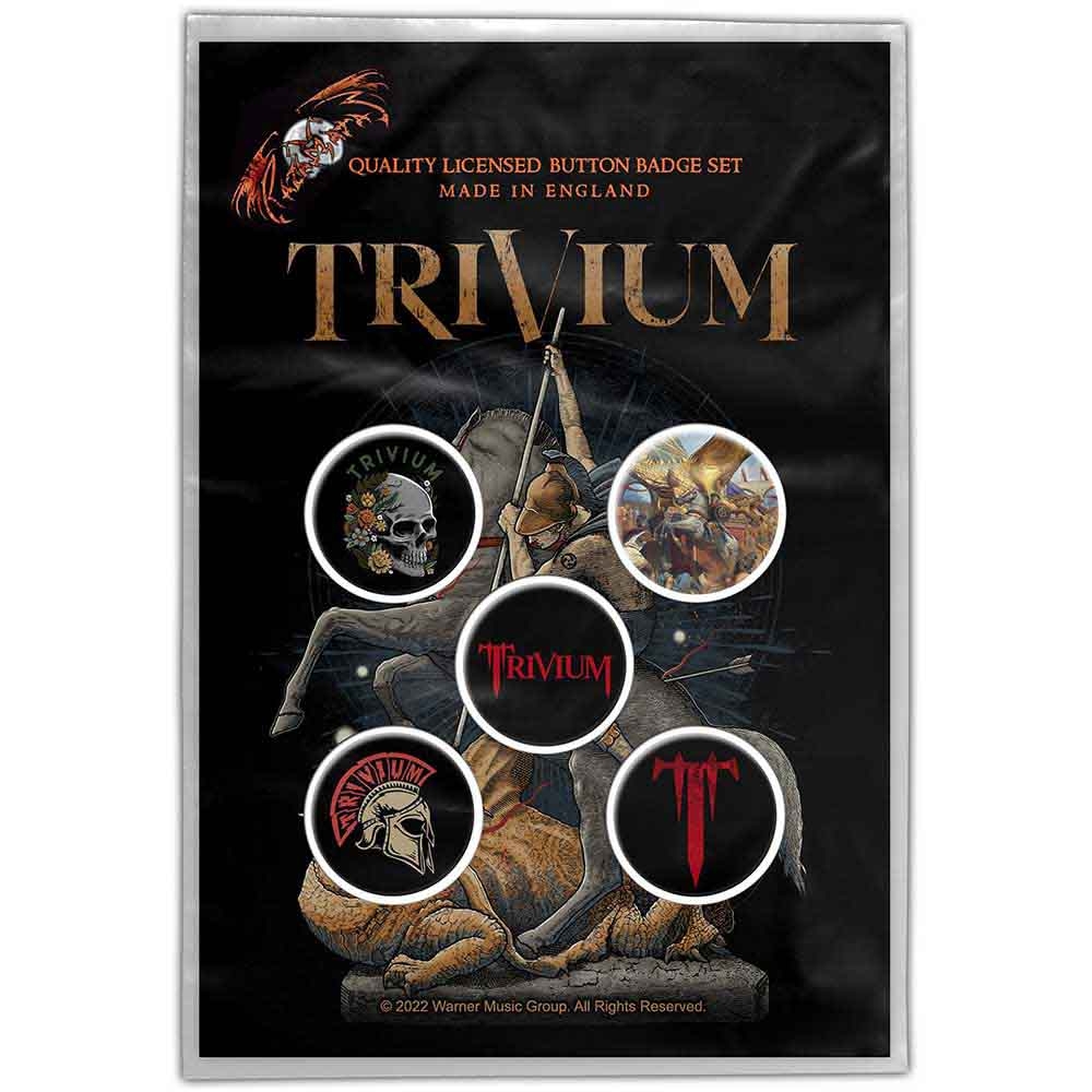 Trivium Button Badge Pack: In The Court Of The Dragon by Trivium (BB097)