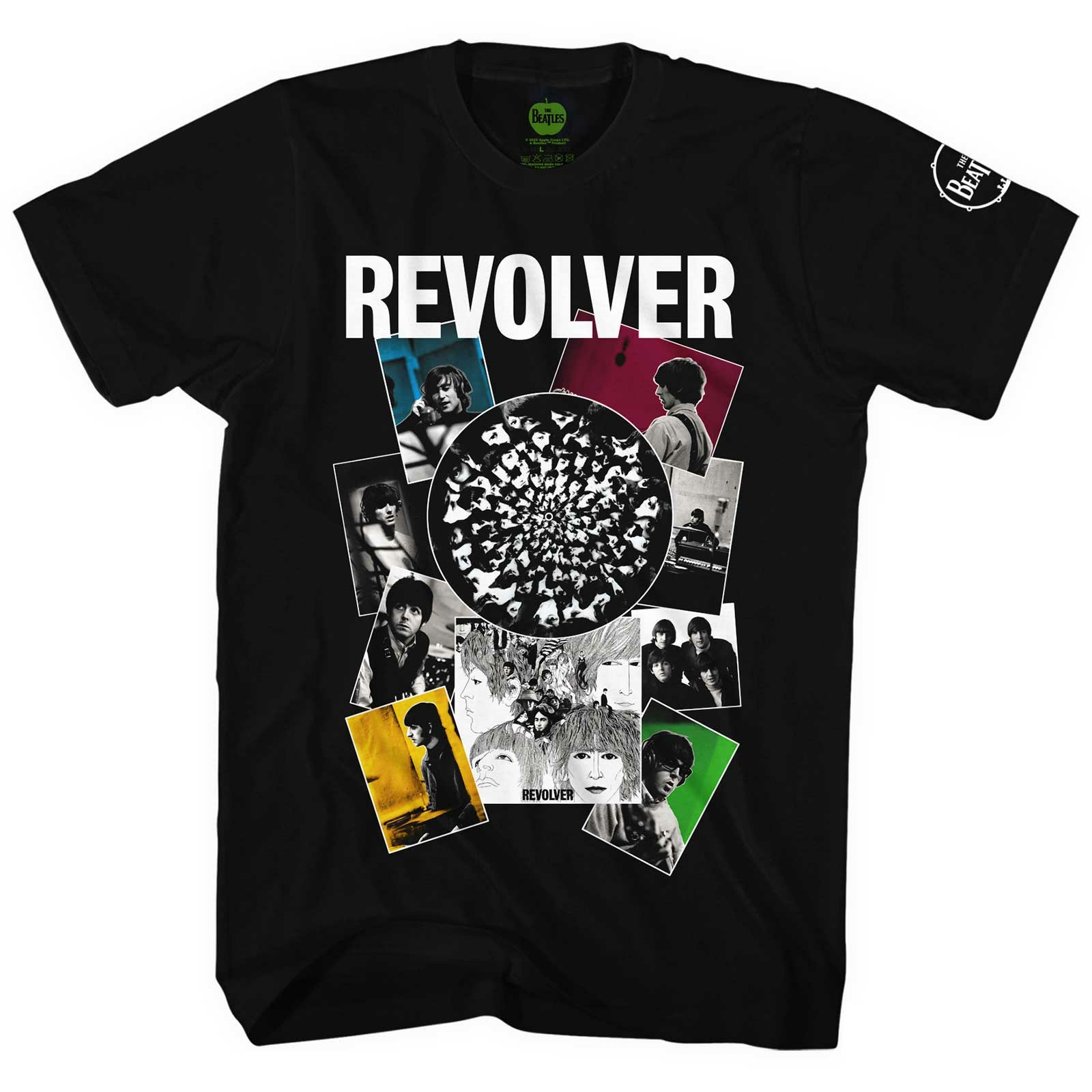 The Beatles Unisex T-Shirt: Revolver Montage by The Beatles