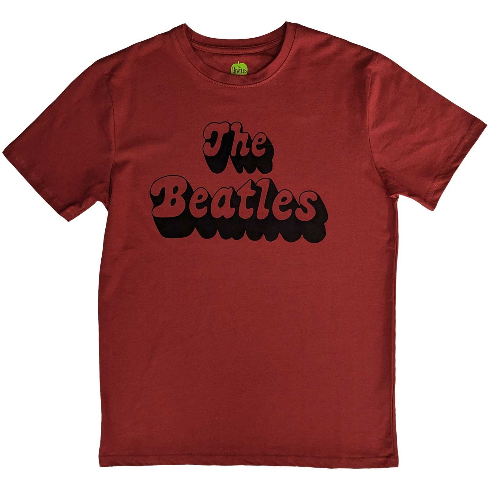 The Beatles Unisex T-Shirt: Text Logo Shadow by The Beatles
