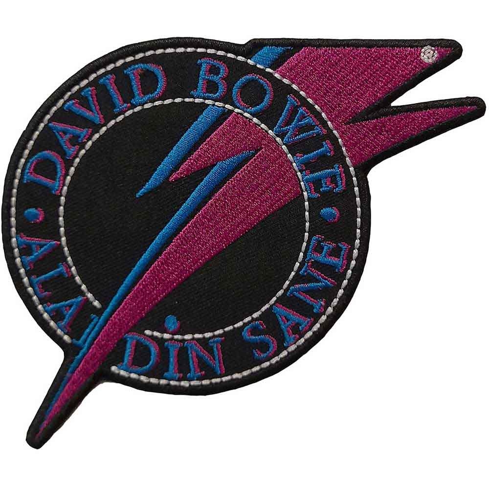 David Bowie Standard Patch: Aladdin Sane by David Bowie (BOWPAT09)