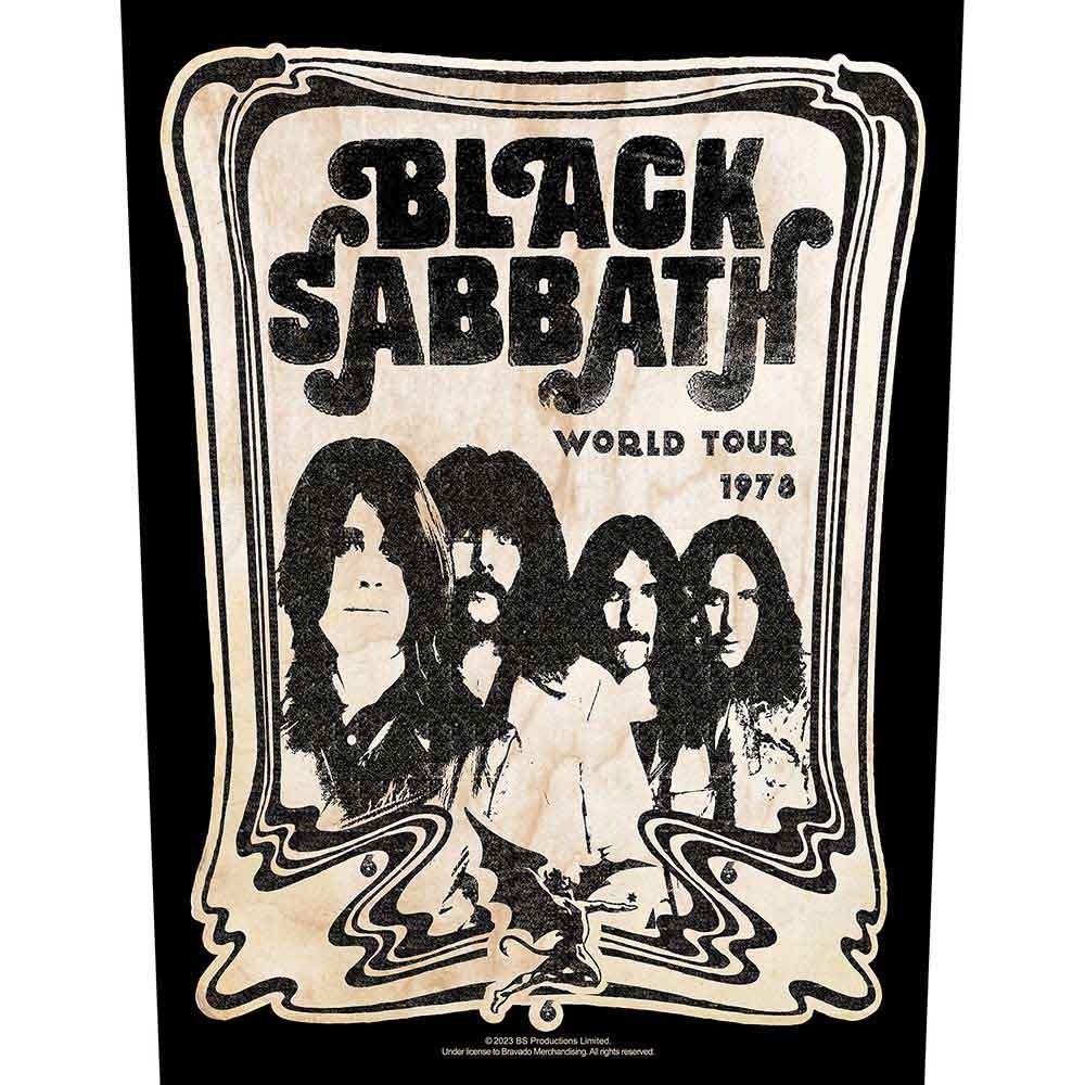 Black Sabbath Back Patch: World Tour 1978 by Black Sabbath (BP1258)