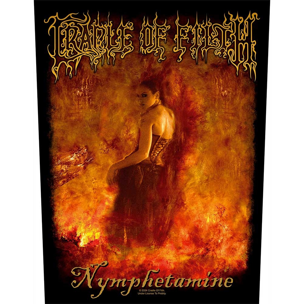 Cradle Of Filth Back Patch: Nymphetamine by Cradle Of Filth (BP1268)