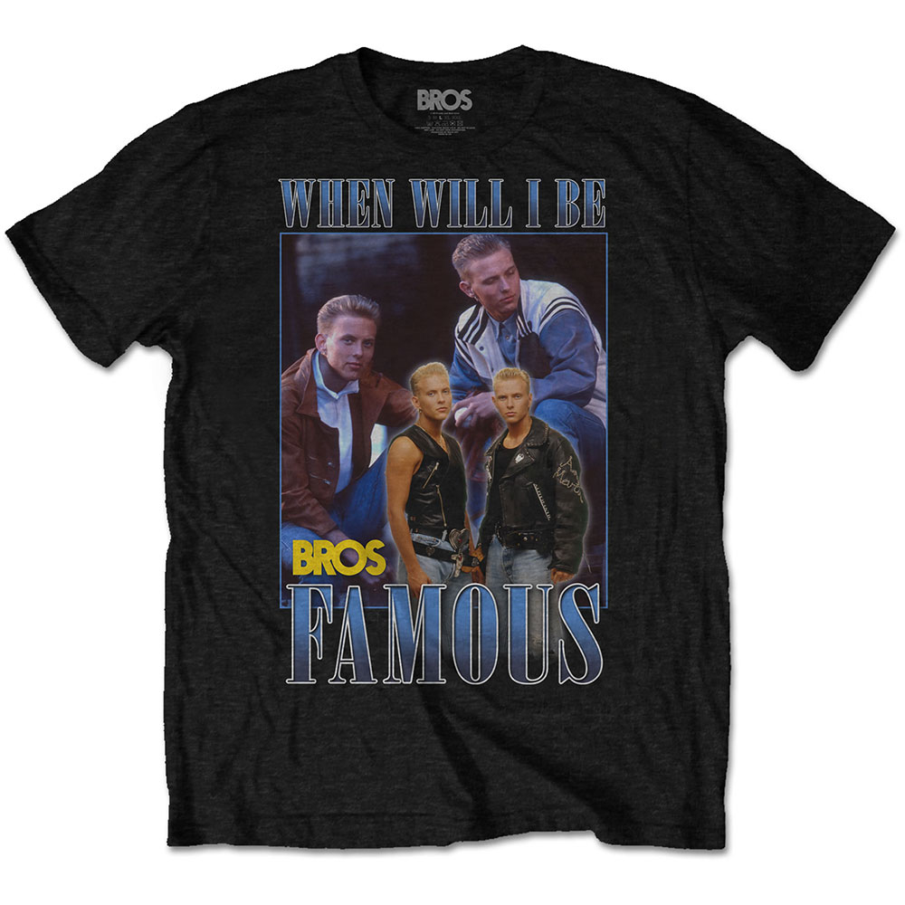 Bros Unisex T-Shirt: Famous Homage by Bros