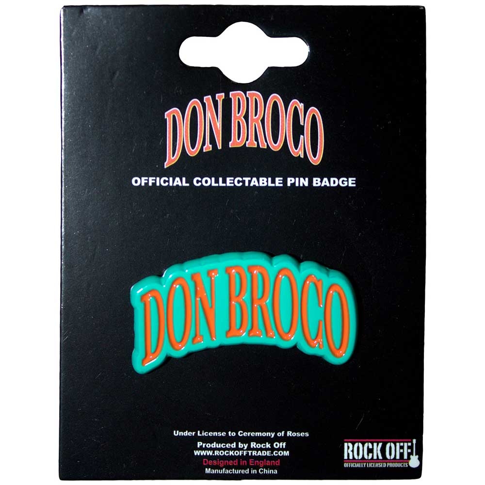 Don Broco Pin Badge: Orange Logo by Don Broco (DBPIN02)