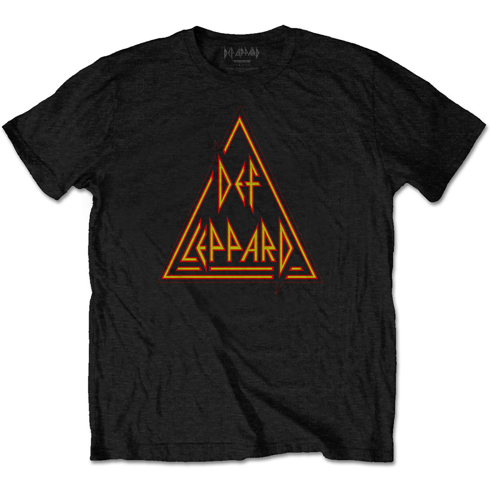 Def Leppard Unisex T-Shirt: Classic Triangle by Def Leppard