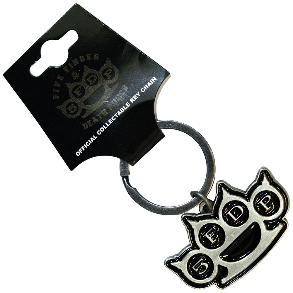Five Finger Death Punch Keychain: Knuckles Cut-Out by Five Finger Death ...