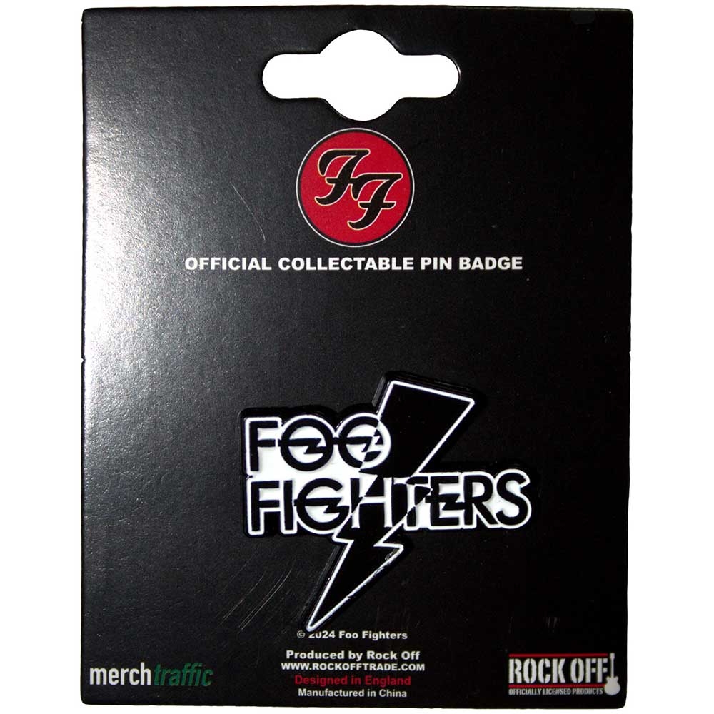 Foo Fighters Pin Badge: Flash Logo by Foo Fighters (FOOPIN03)