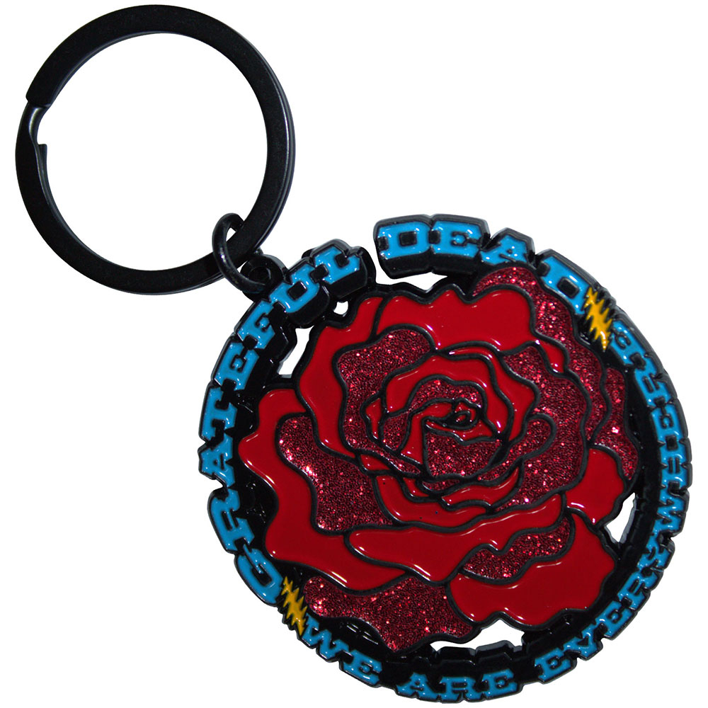 Grateful Dead Keychain: Everywhere Rose by Grateful Dead (GRATEKEY07)