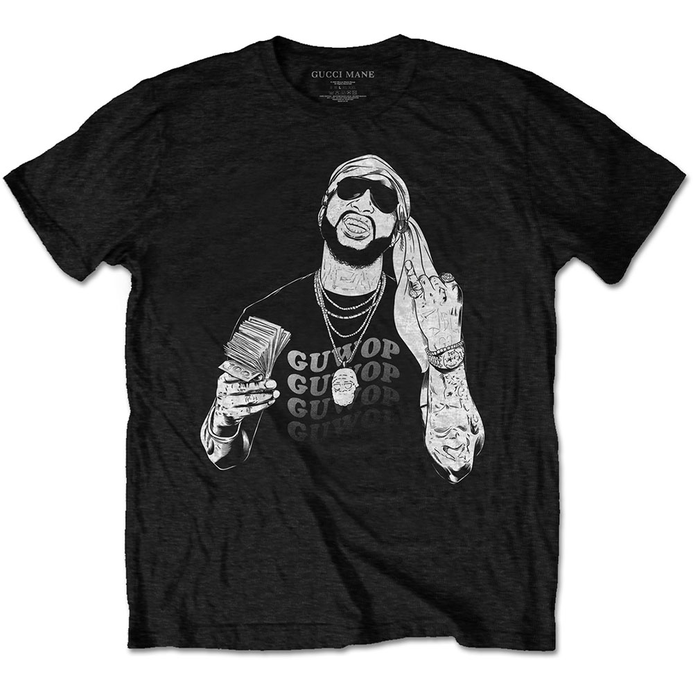 Tunechi Logo Gucci Mane (GUWOP) Unisex T Shirt: Pinkies Up By Gucci