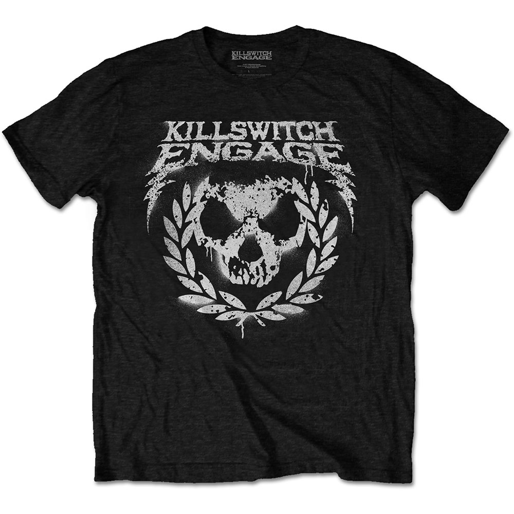 Killswitch Engage Unisex T-Shirt: Skull Spraypaint by Killswitch Engage