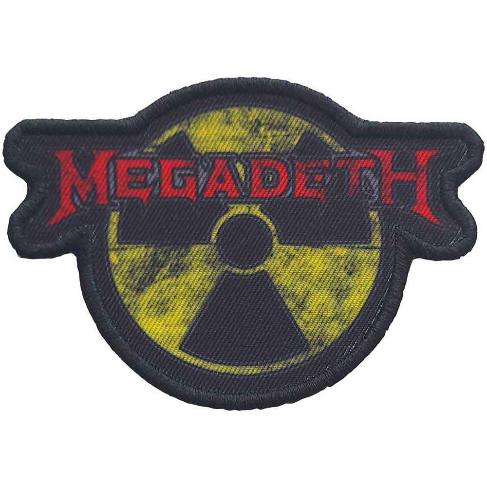Megadeth Standard Printed Patch: Hazard Logo by Megadeth (MEGAPAT10)