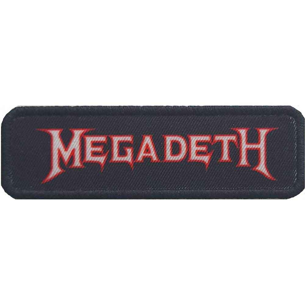 Megadeth Standard Printed Patch: Logo Outline by Megadeth (MEGAPAT11)