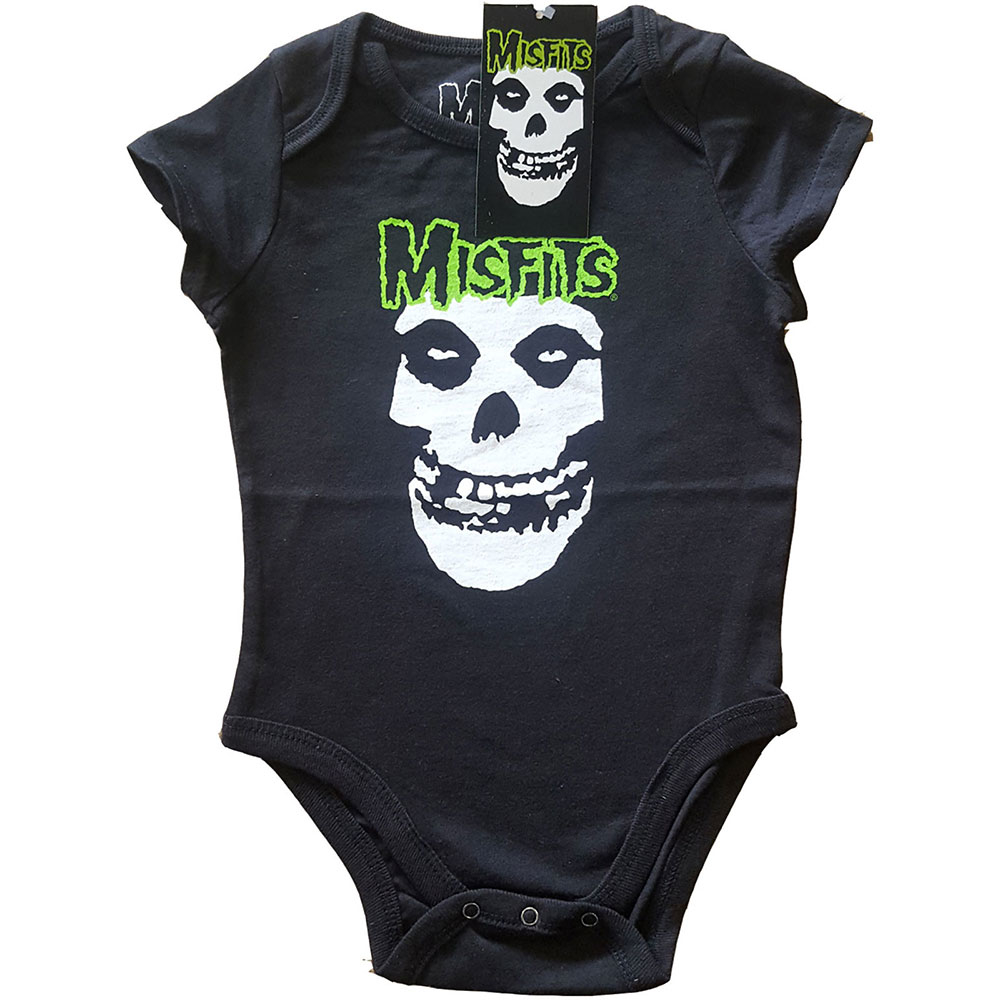 Misfits Kids Baby Grow: Skull & Logo by Misfits