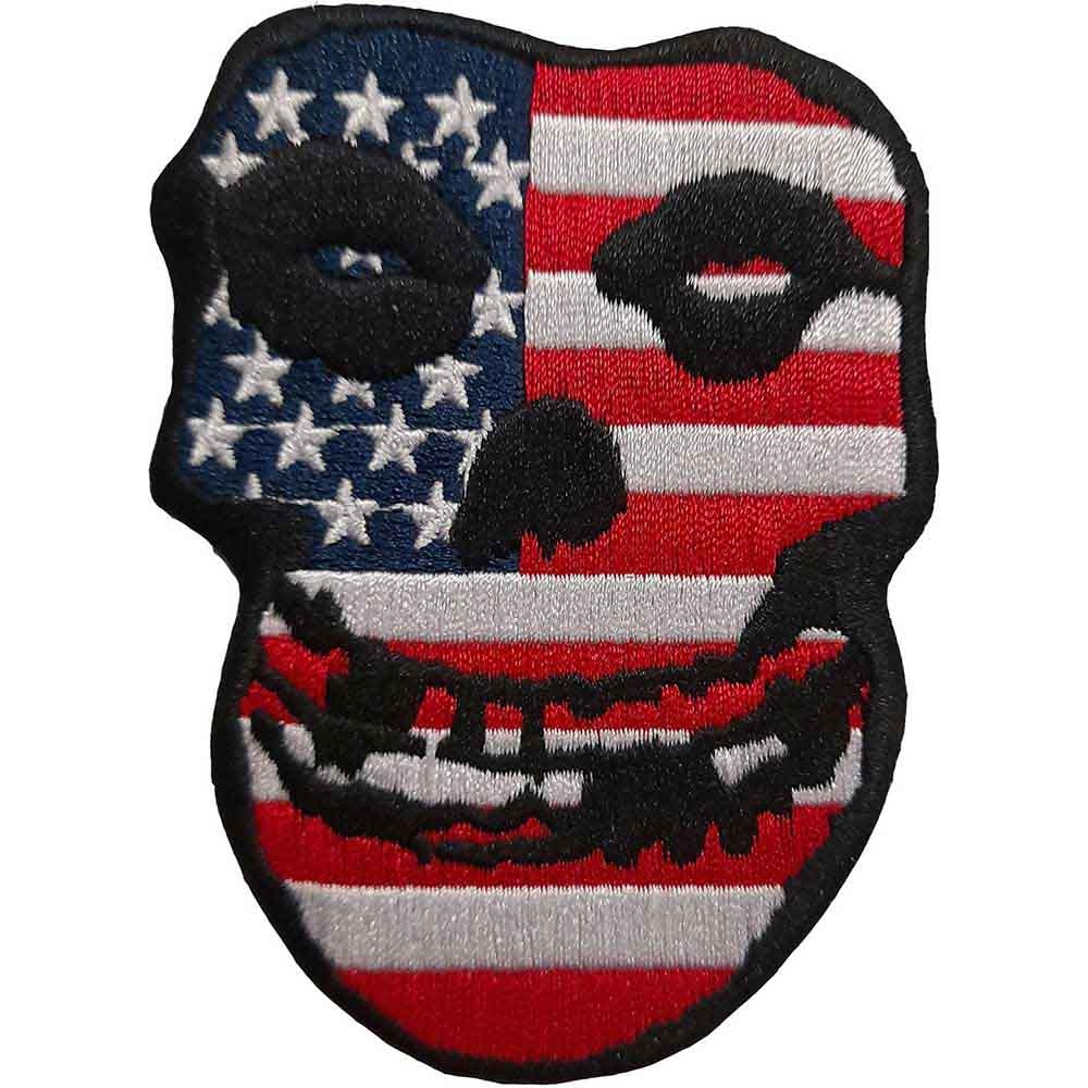Misfits Standard Patch: USA Skull by Misfits (MISPAT09)