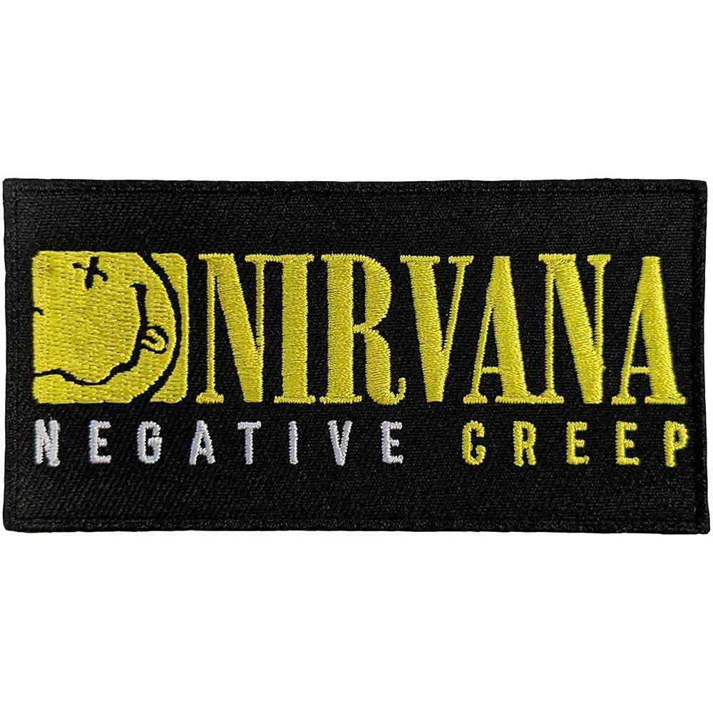 Nirvana Standard Woven Patch: Negative Creep by Nirvana (NIRVPAT18)