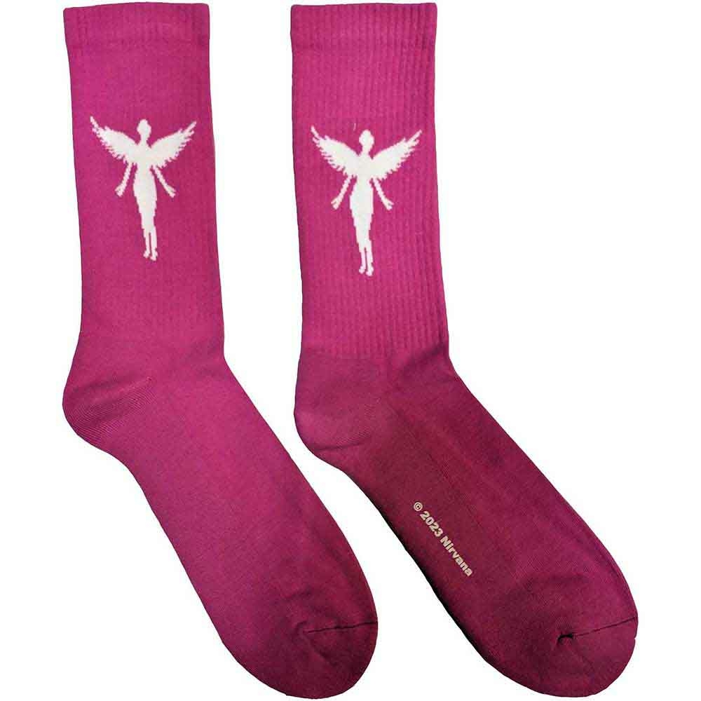 Nirvana Unisex Ankle Socks: In Utero White Angel (UK Size 7 - 11) by Nirvana (NIRVSCK07MP)