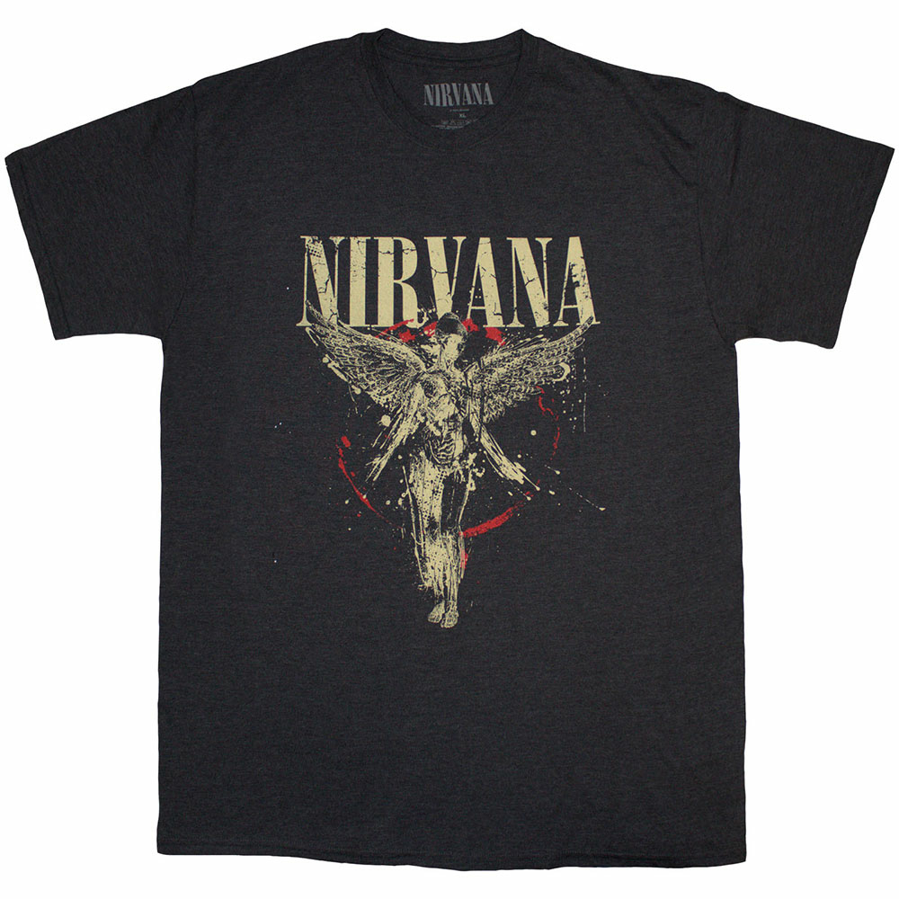 Nirvana Unisex T-Shirt: In Utero (Grey) by Nirvana