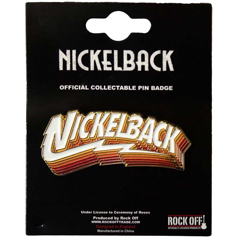 Nickelback Pin Badge: Gradient Shadows Logo by Nickelback (NKBPIN02)