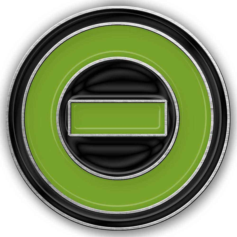 Type O Negative Pin Badge: Negative Symbol by Type O Negative (PB095)