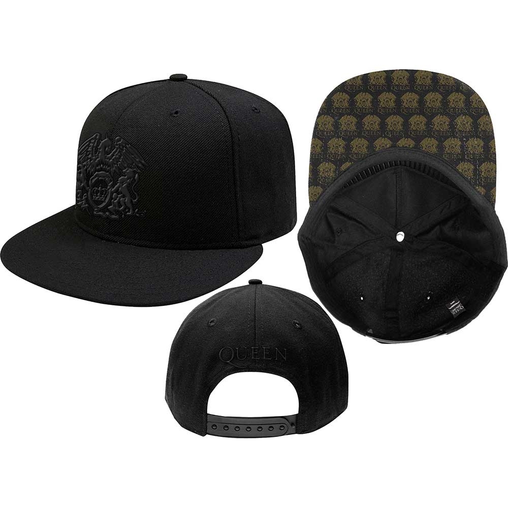 Queen Unisex Snapback Cap: Crest by Queen (QUSBCAP01)