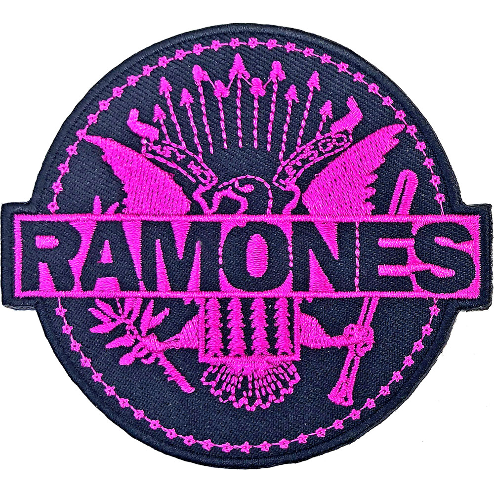 Ramones Standard Patch: Pink Seal by Ramones (RAPAT08)