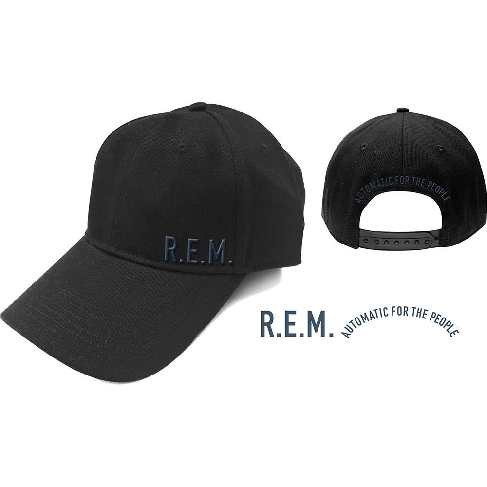 R.E.M. Unisex Baseball Cap: Automatic For The People by R.E.M. (REMCAP01B)