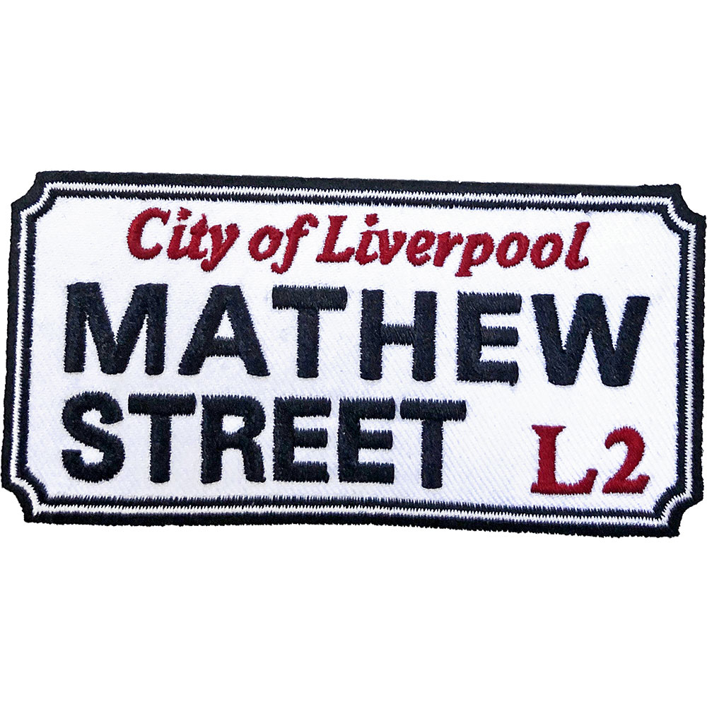 Road Sign Standard Patch: Mathew Street, Liverpool Sign by Road Sign ...