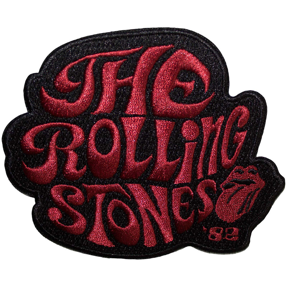 The Rolling Stones Standard Patch: Swirl Logo '82 by The Rolling Stones (RSPAT30)