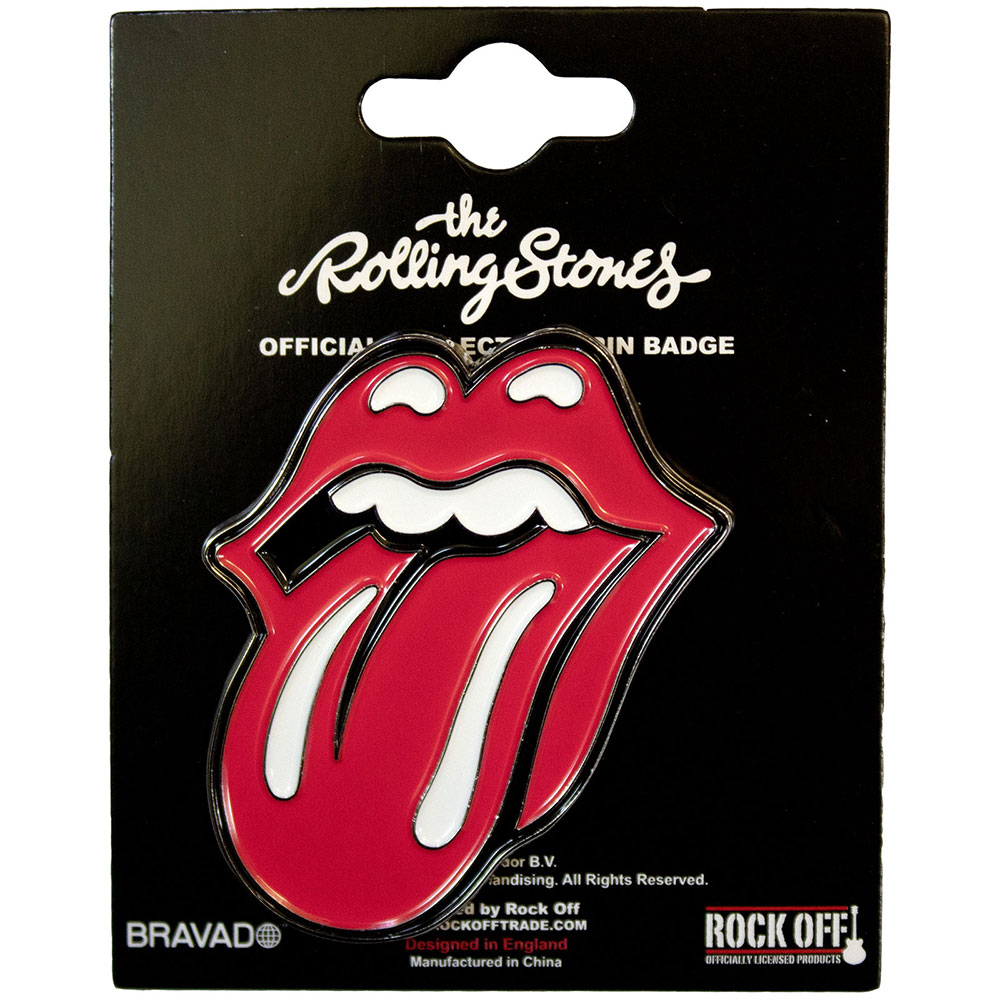 The Rolling Stones Pin Badge: Classic Tongue Large by The Rolling ...