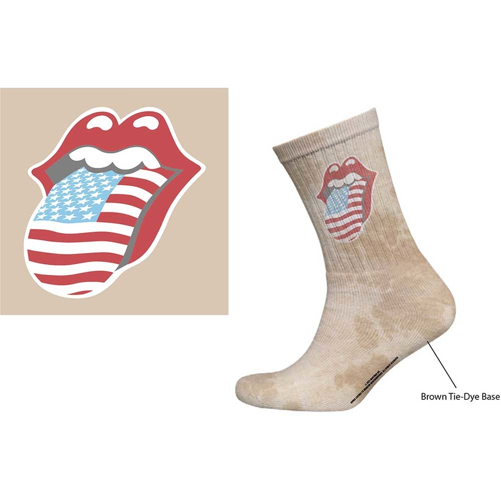 The Rolling Stones Unisex Ankle Socks: US Tongue (UK Size 7 - 11) by ...