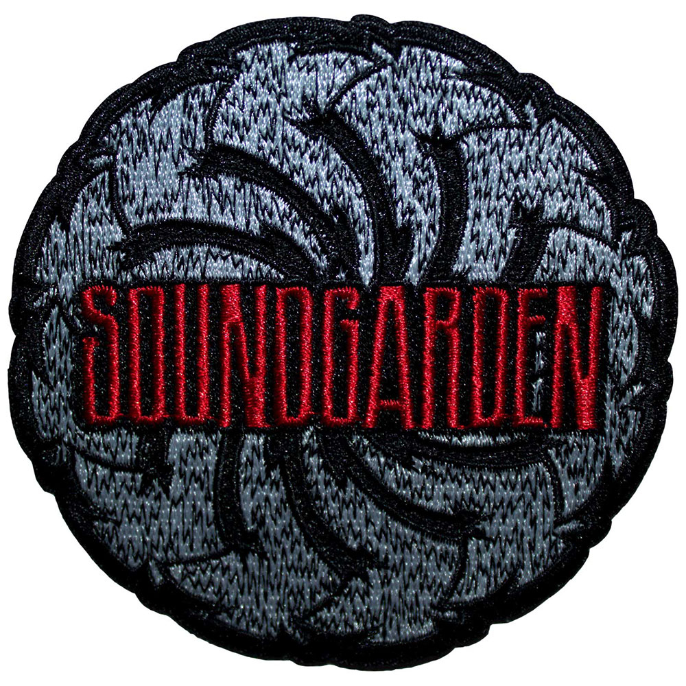 Soundgarden Standard Patch: Logo Swirl B&W by Soundgarden (SGPAT04)