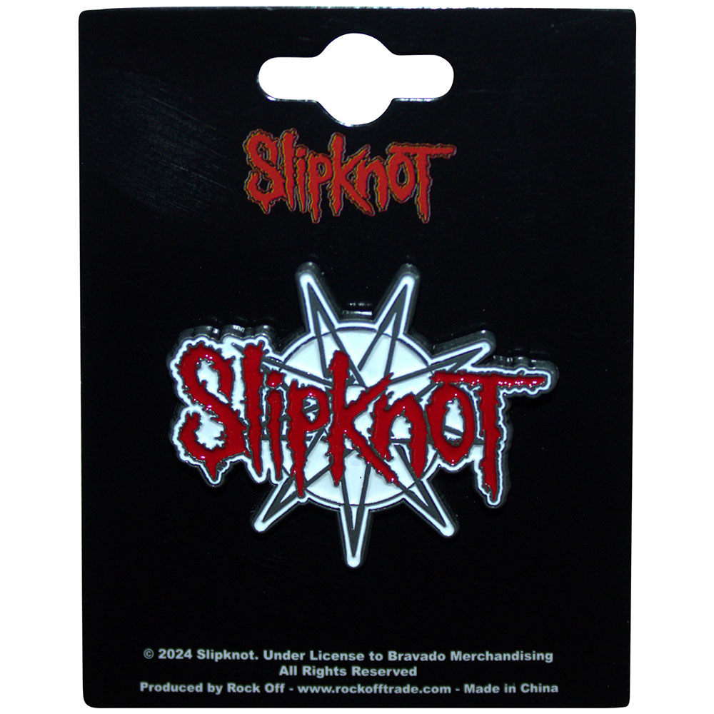 Slipknot Pin Badge: 9-Point Star Logo by Slipknot (SKPIN10)