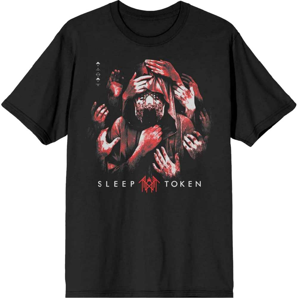 Sleep Token Unisex T-Shirt: Grabbing Hands by Sleep Token