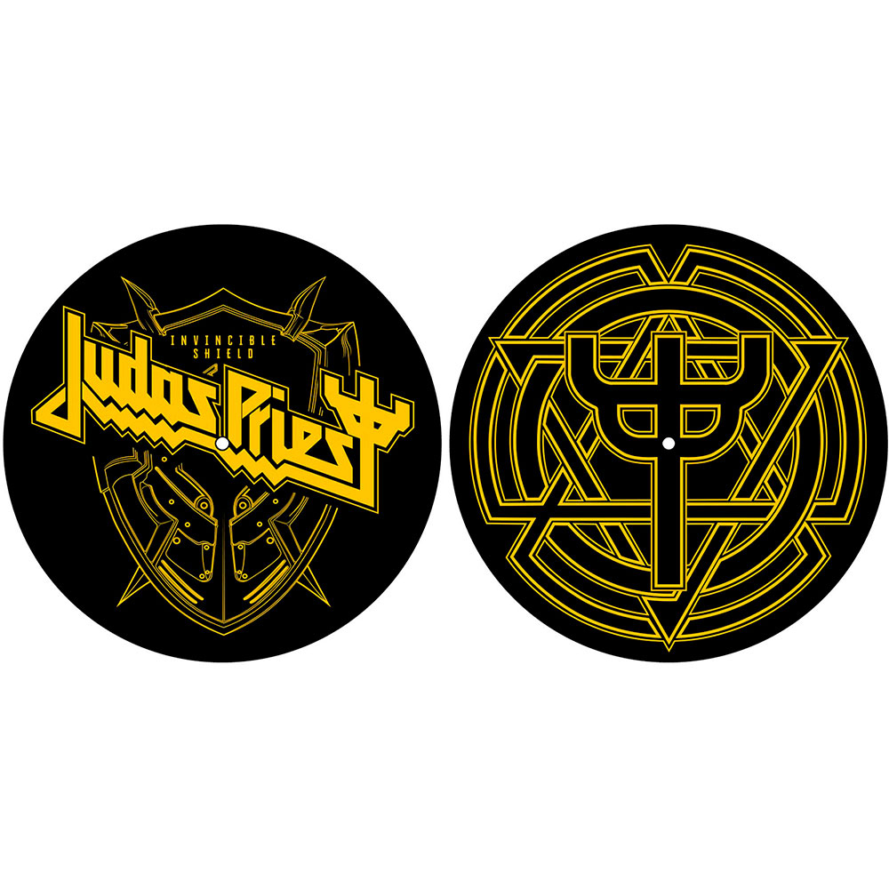 Judas Priest Turntable Slipmat Set: Invincible Shield by Judas Priest ...