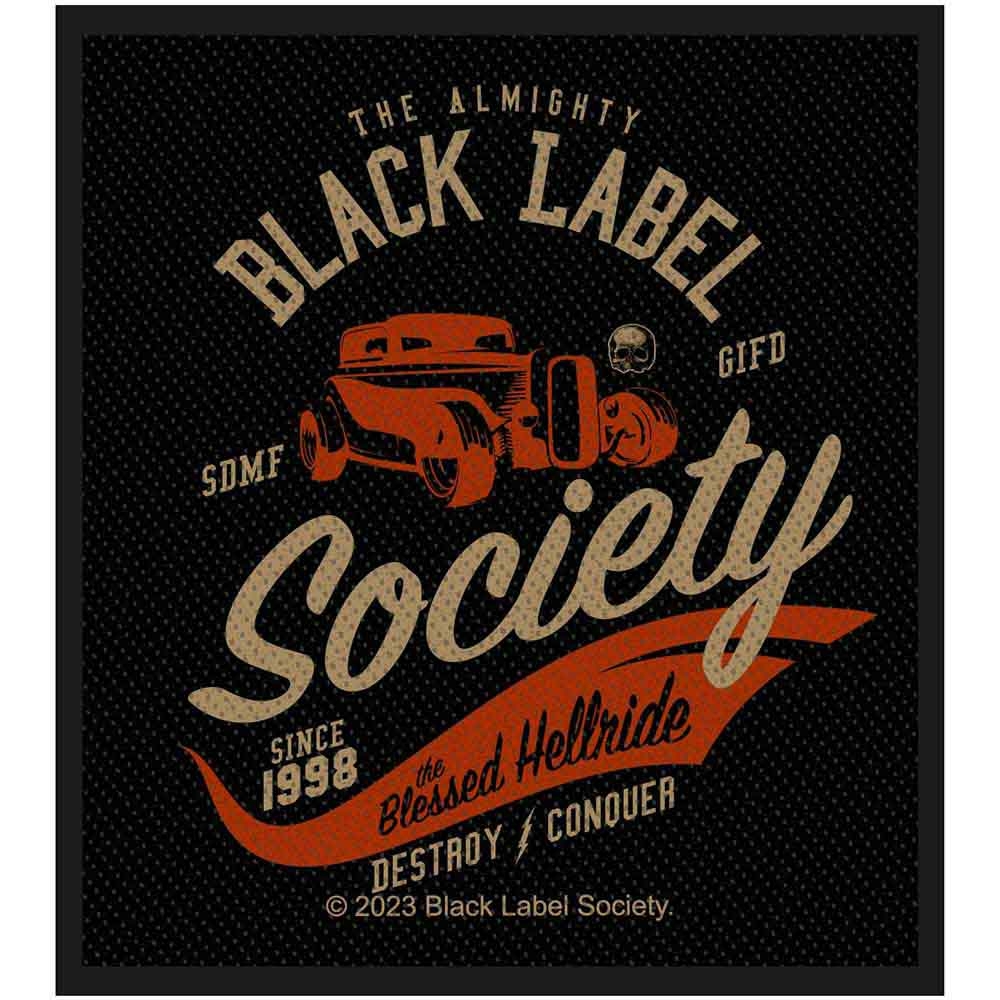 Black Label Society Standard Woven Patch: The Blessed Hellride by Black ...