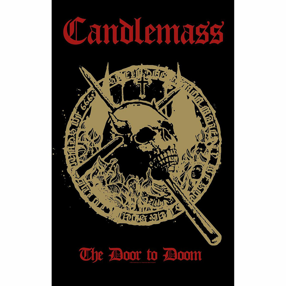 Candlemass Textile Poster: The Door To Doom by Candlemass (TP271)