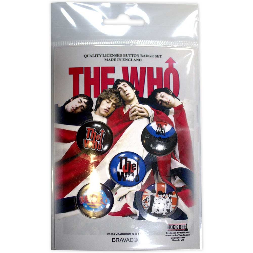 The Who Button Badge Pack: Target by The Who (WHOBBSET01)