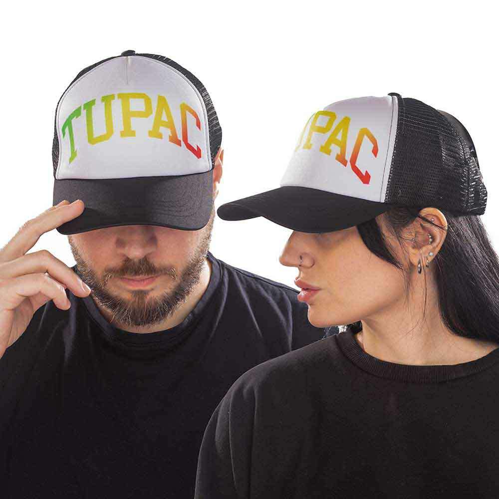 Tupac Unisex Mesh Back Cap: Gradient Logo by Tupac (2PACMBCAP01WB)