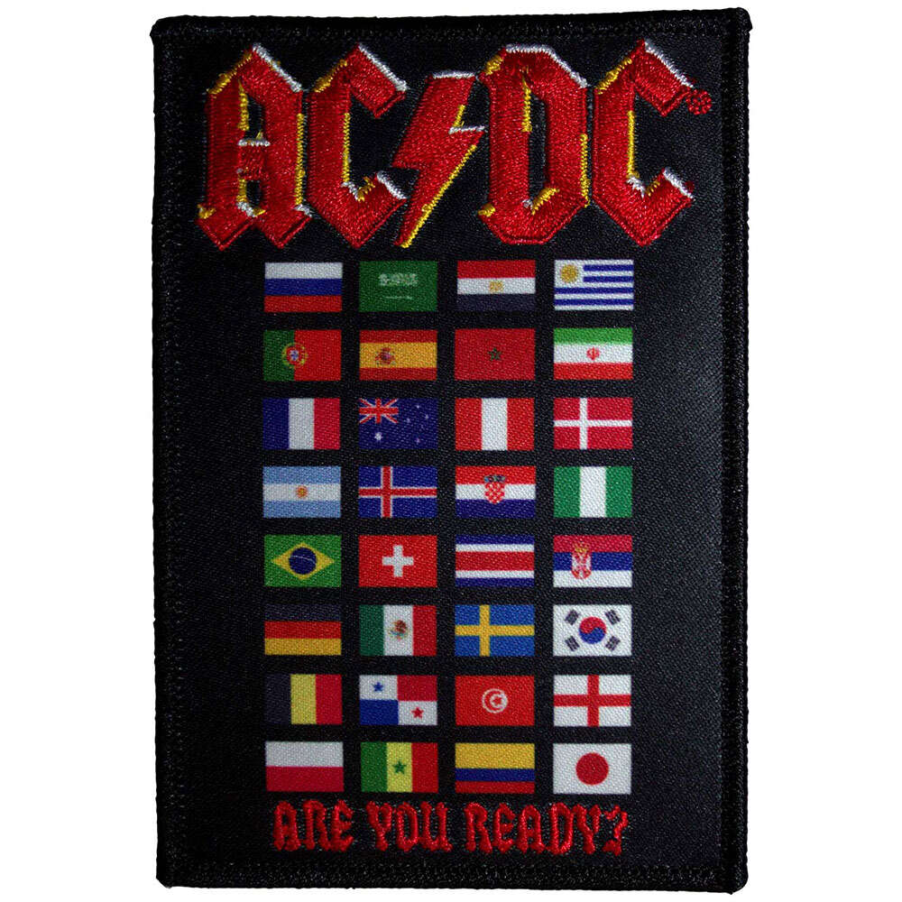 AC/DC Standard Patch: Are You Ready? Flags by AC/DC (ACDCPAT25)