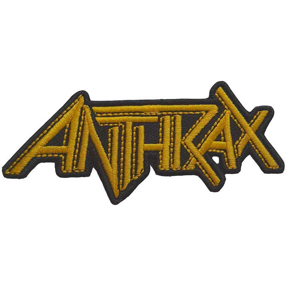 Anthrax Standard Woven Patch: Yellow Logo by Anthrax (ANTHPAT03)