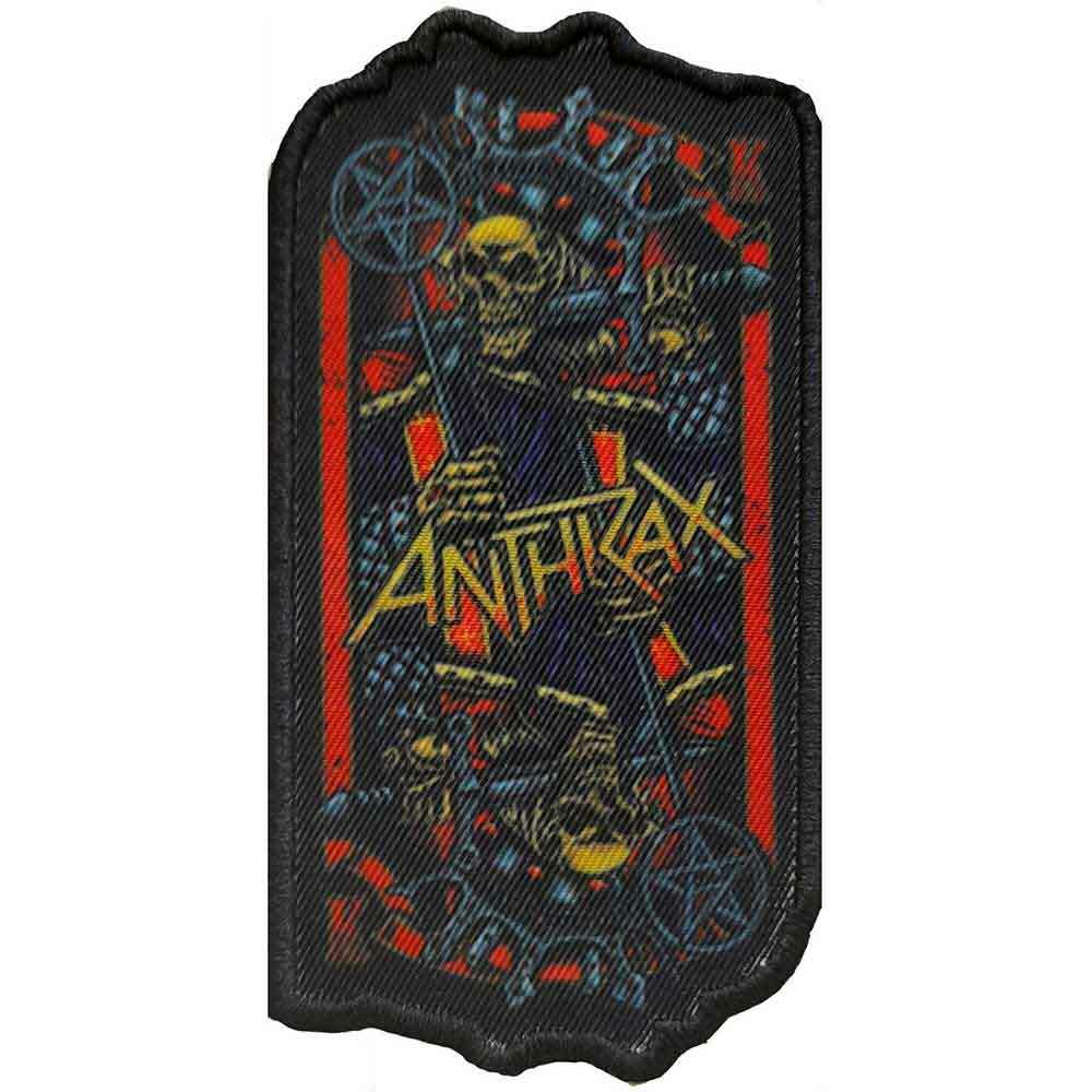 Anthrax Standard Printed Patch: Evil King by Anthrax (ANTHPAT13)