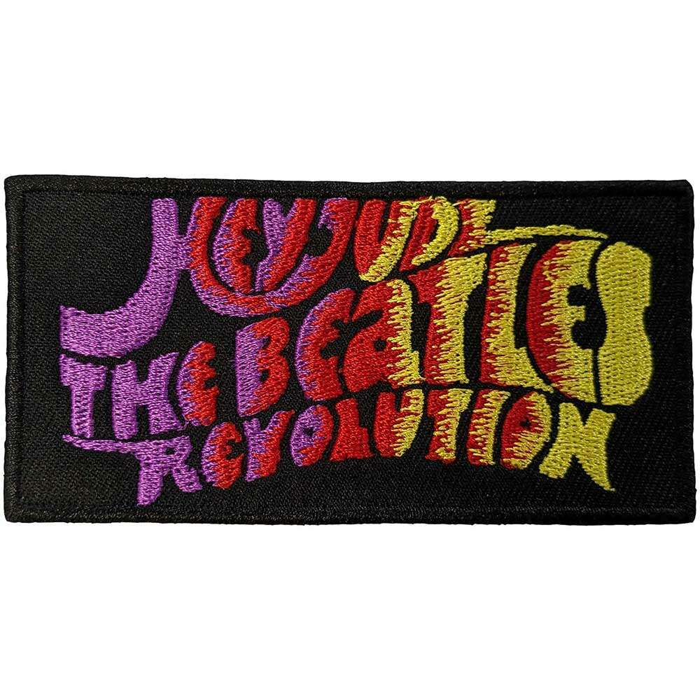 The Beatles Standard Woven Patch: Hey Jude/Revolution by The Beatles ...