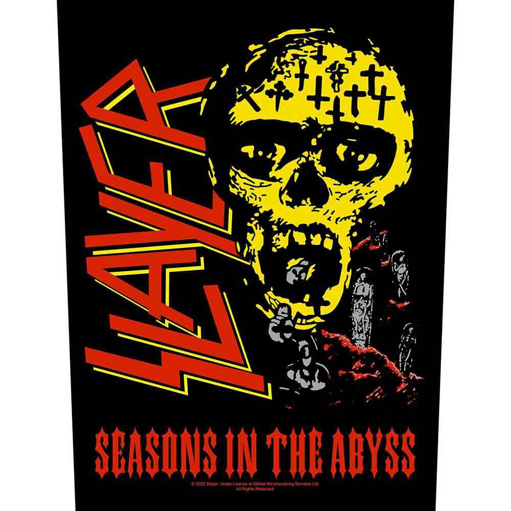 Slayer Back Patch: Seasons In The Abyss by Slayer (BP1236)