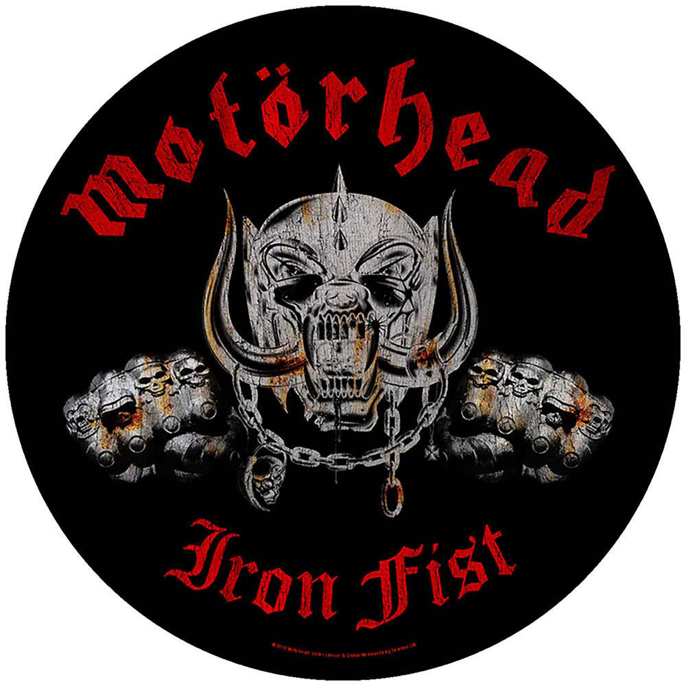 Motorhead Back Patch: Iron Fist by Motorhead (BP889)