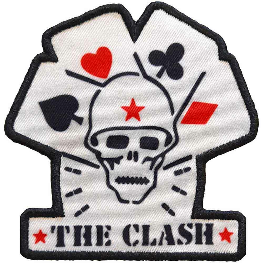 The Clash Standard Printed Patch: Cards by The Clash (CLPAT03)