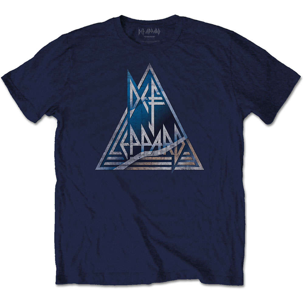 Def Leppard Unisex T-Shirt: Triangle Logo by Def Leppard