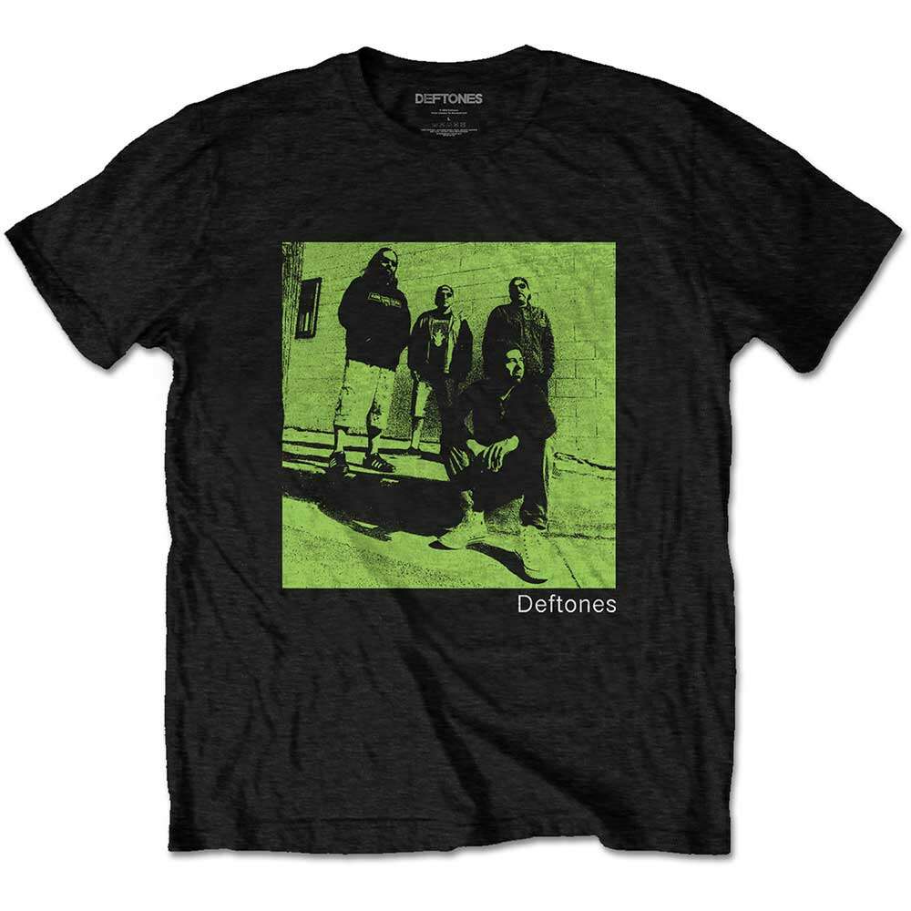 Deftones Unisex T-Shirt: Green Photo by Deftones
