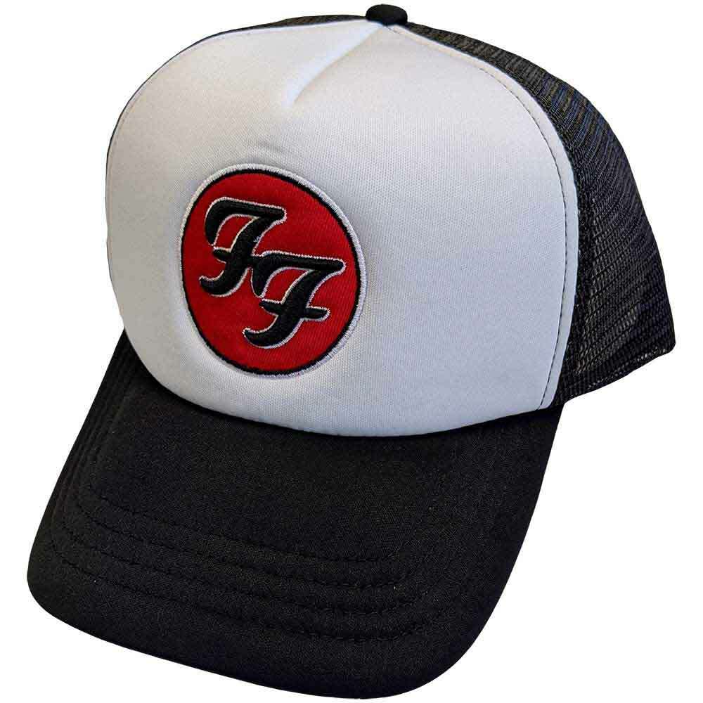 Foo Fighters Unisex Mesh Back Cap: FF Logo by Foo Fighters (FOOMBCAP07BW)